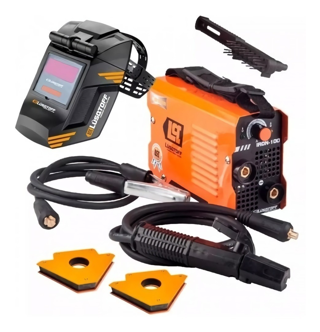 Soldadora Inverter 100amp + Máscara Y Kit Soldador LUSQTOFF – BULPLUS