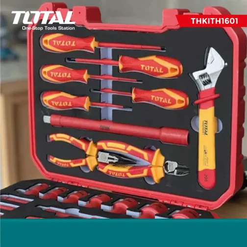 Set De Herramientas 1000v 16 Piezas THKITH1601 TOTAL – BULPLUS